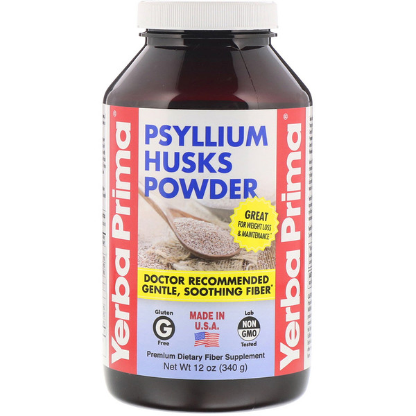 Yerba Prima Psyllium Husks Powder 12 oz (340 g) | Khoe24